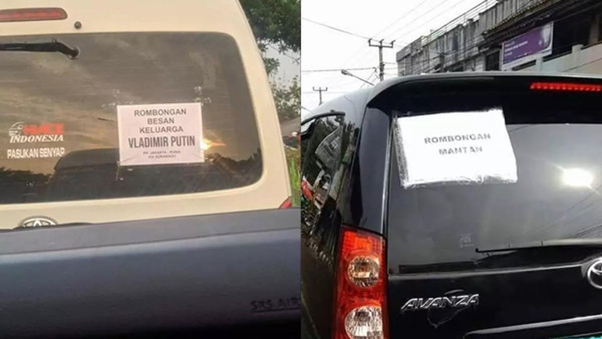 11 Potret Tulisan di Belakang Mobil yang Idenya Tak Banyak Ditiru ...