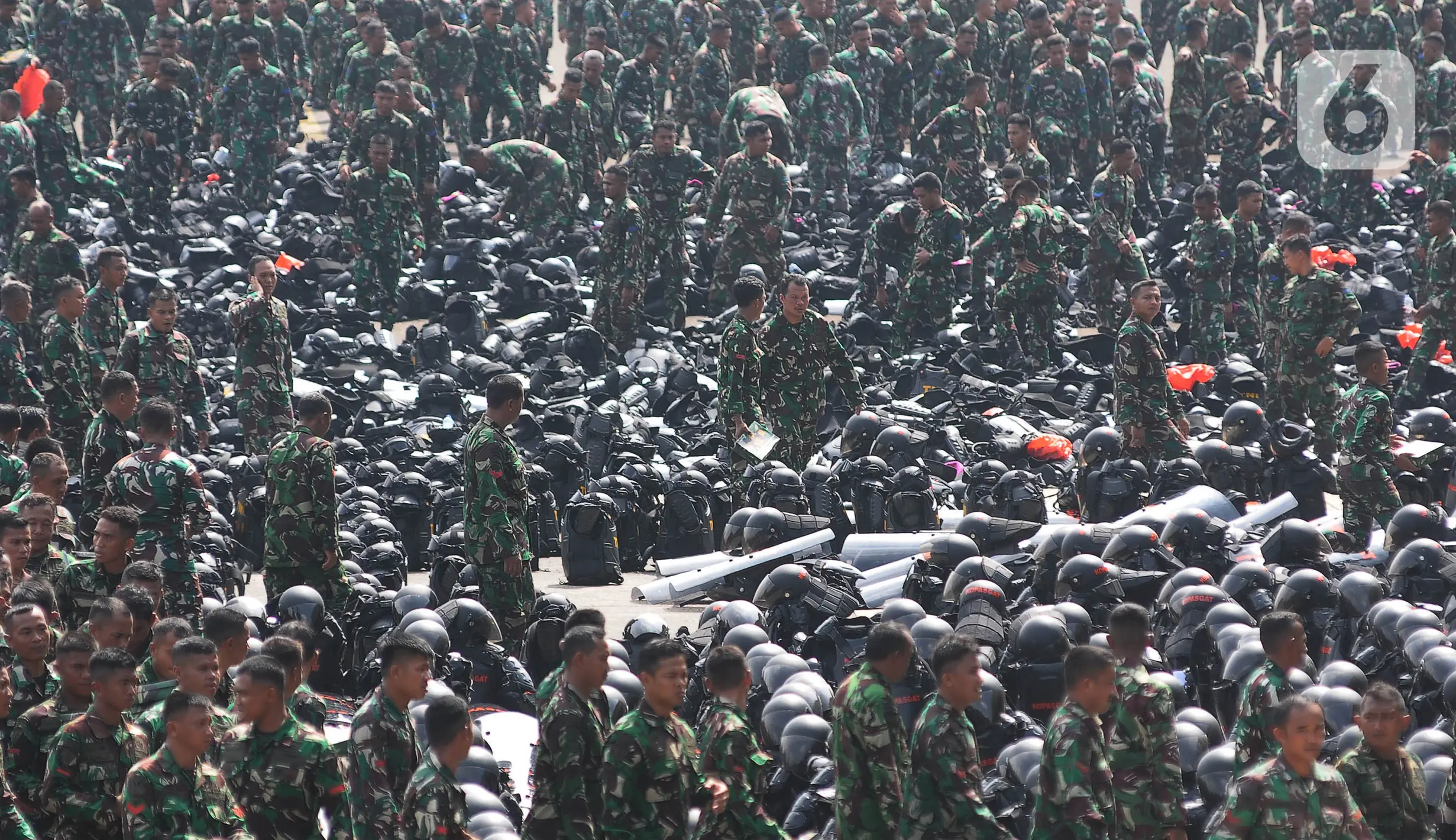 Panglima TNI Cek Kesiapan Pengamanan Pemilu 2024 - Foto Liputan6.com