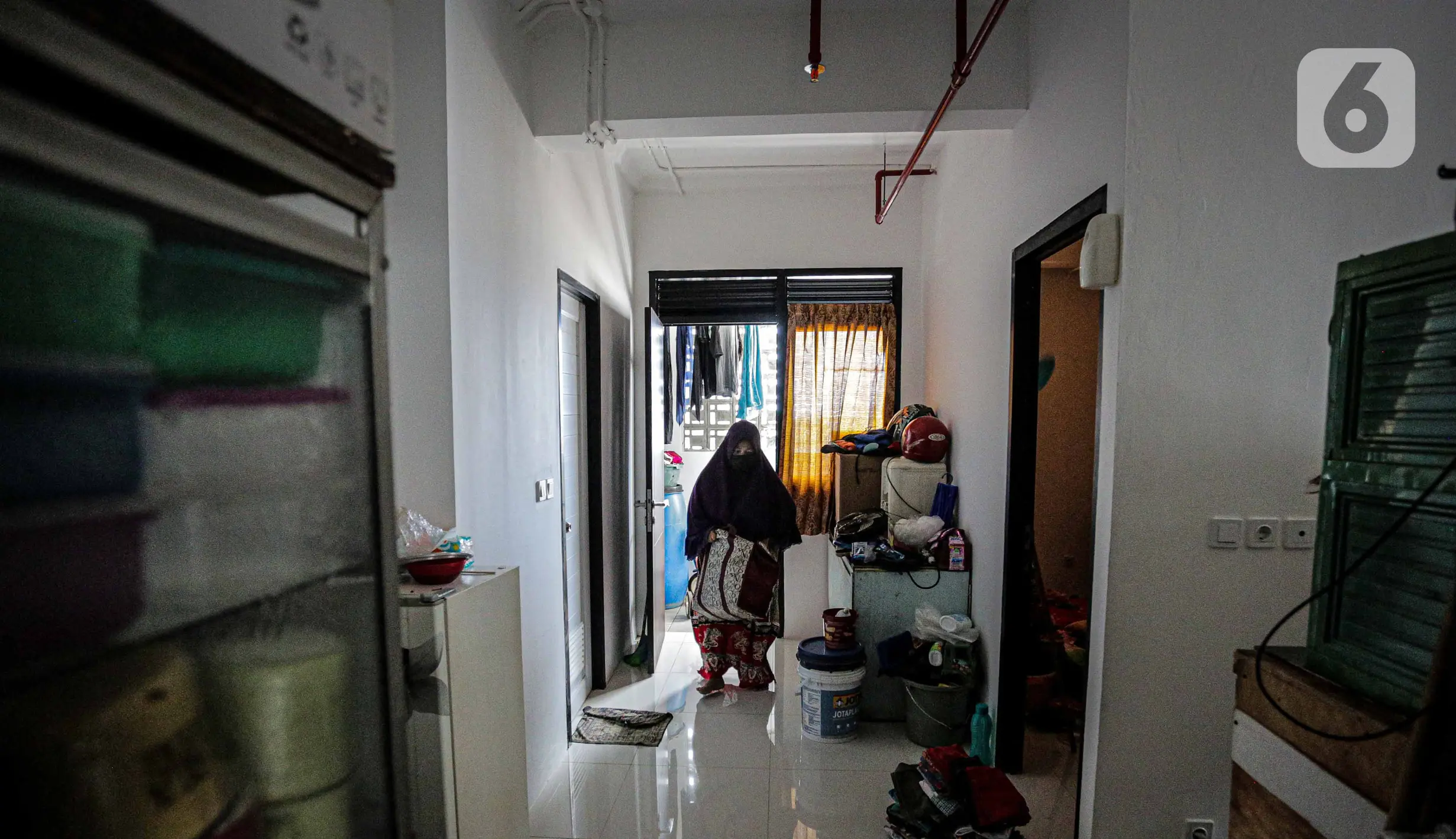 FOTO: Suasana Kampung Susun Akuarium - Foto Liputan6.com