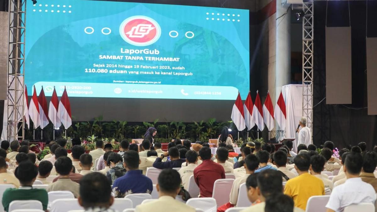 Mutakhirkan Aplikasi LaporGub, Ganjar Sediakan Layanan Laporan Anonim ...