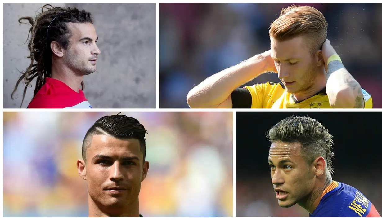 Gaya Rambut Unik Cristiano Ronaldo dan 9 Bintang Sepak Bola Dunia ...