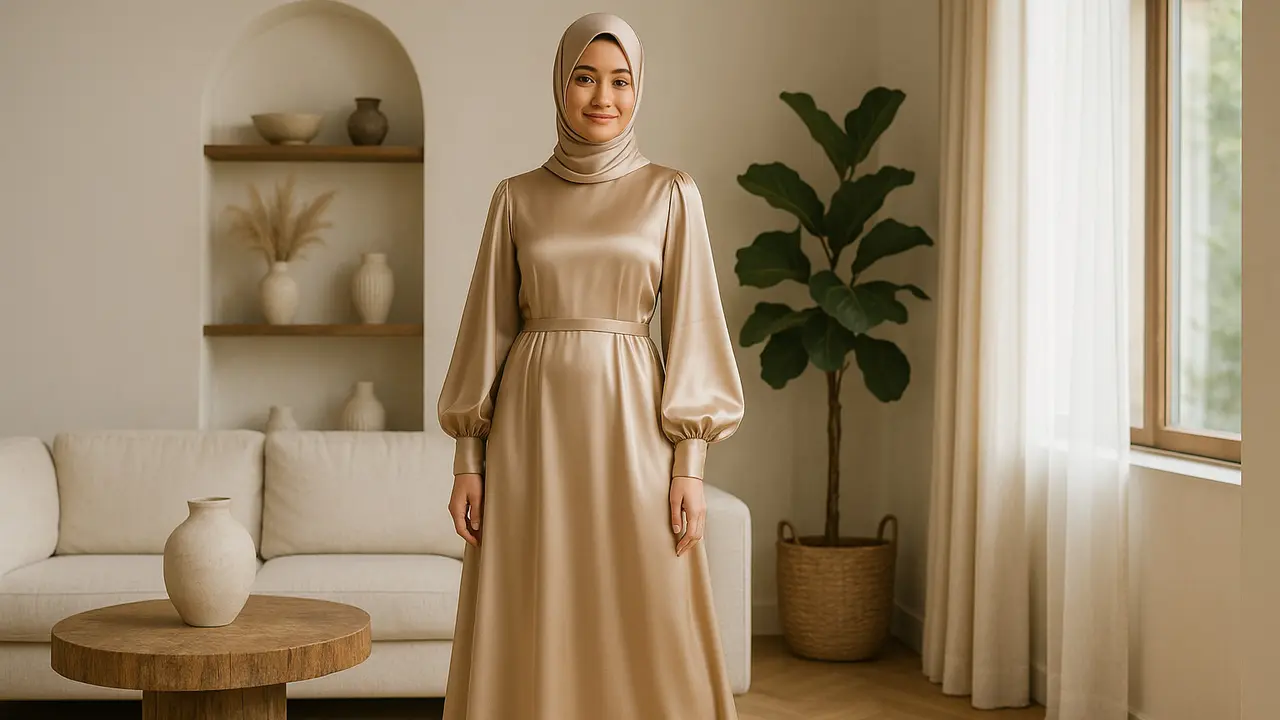 14 Baju Gamis Model Sekarang 2025 untuk Tampil Elegan, Desain Modern ...