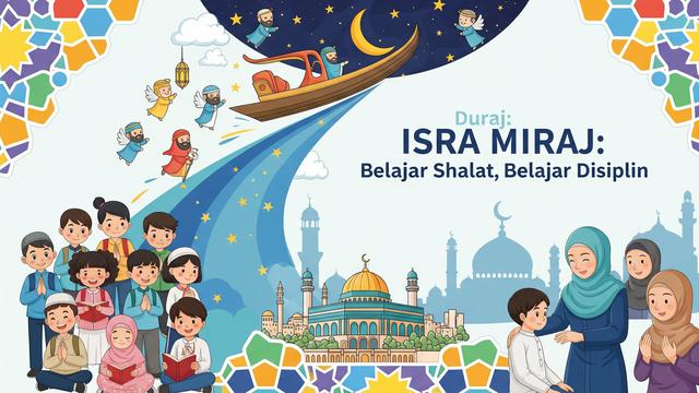 15 Contoh Poster Isra Miraj yang Menarik, Islami dan Siap Dibagikan