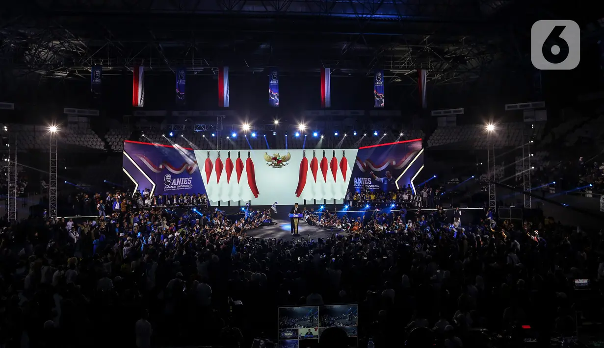 Momen Anies Baswedan Berpidato di Depan Pendukung dan Partai Politik ...