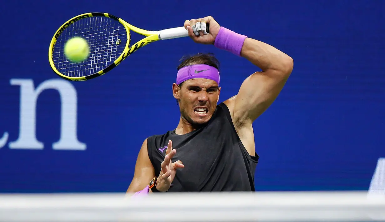 FOTO: Rafael Nadal Rebut Tiket Perempat Final AS Terbuka - Foto ...