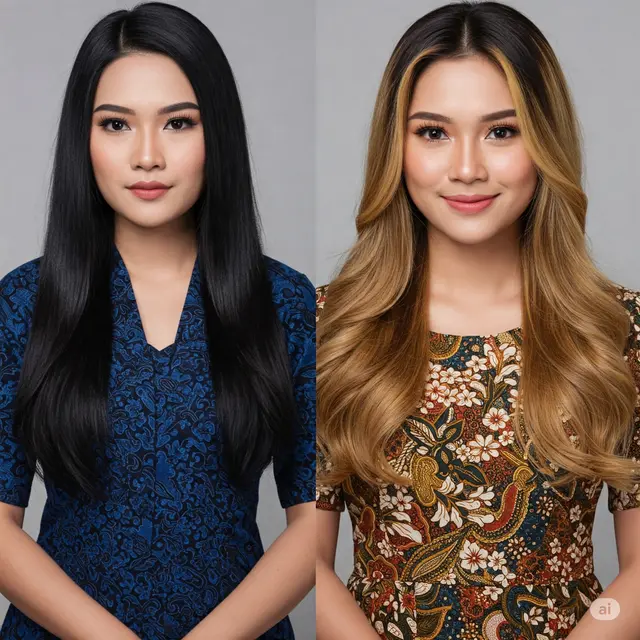 16 Inspirasi Cat Warna Rambut untuk Kulit Coklat, Percantik Penampilan