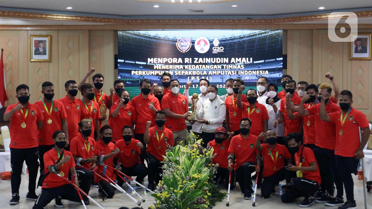 FOTO: Menpora Dukung Timnas Sepak Bola Amputasi Indonesia Tampil di ...