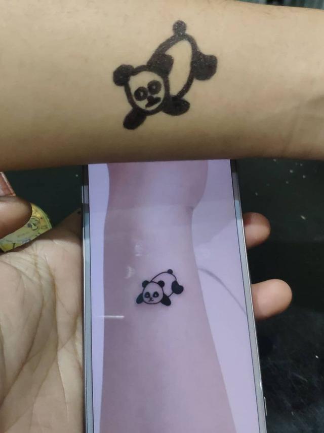6 Tato Bentuk Panda Ini Unik Banget, Ada yang Bikin Ngakak - Hot ...