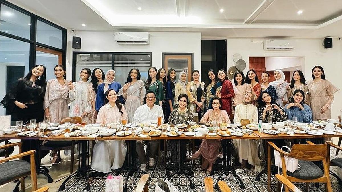 Potret Bukber Alumni Puteri Indonesia, Tampilan Rahma Landy yang Cantik ...