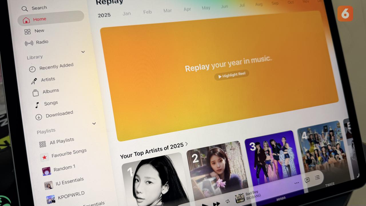 Apple Music Replay 2025 Rilis Lebih Awal dari Spotify Wrapped, Pengguna Bisa Lihat Rekap Musik ...