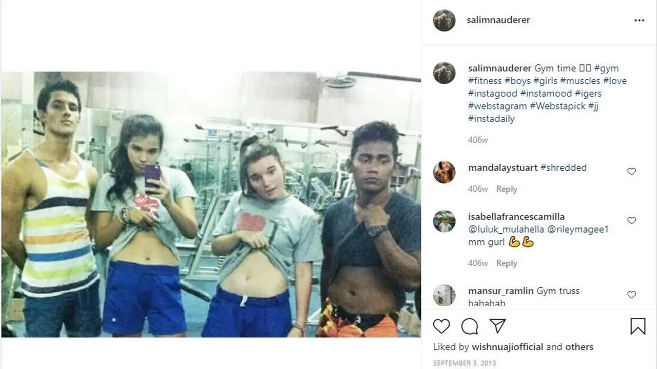 6 Foto Jadul Salim Nauderer Pria yang Diduga Kekasih Rachel Vennya ...