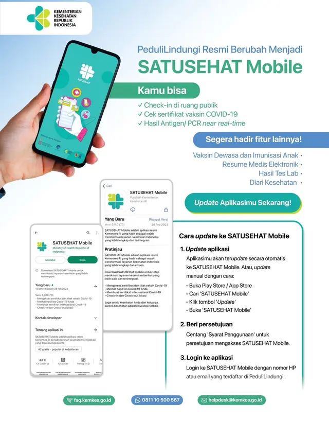 PeduliLindungi Berubah Jadi Satu Sehat Mobile, Kok Enggak Bisa Login ...