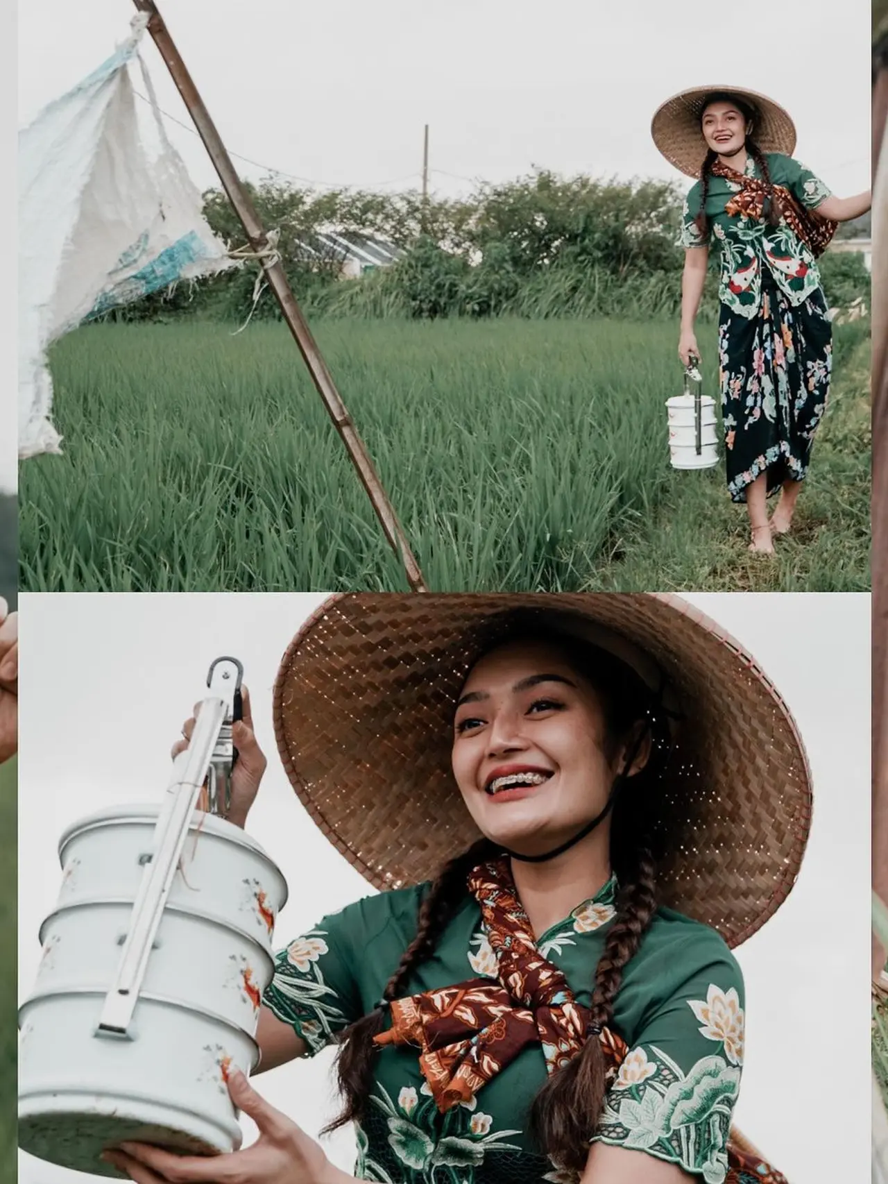 7 Potret Pasangan Artis Siti Badriah dan Krisjiana Baharudin di Sawah ...