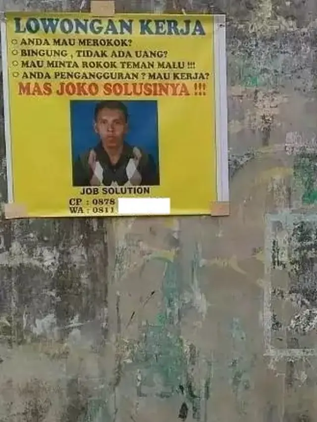 6 Potret Poster Iklan Lowongan Kerja Ini Absurd Abis, Bikin Geleng ...