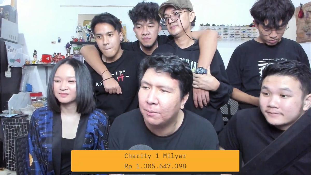 6 Jam Live Streaming Charity, YouTuber Windah Basudara Sukses Kumpulkan ...