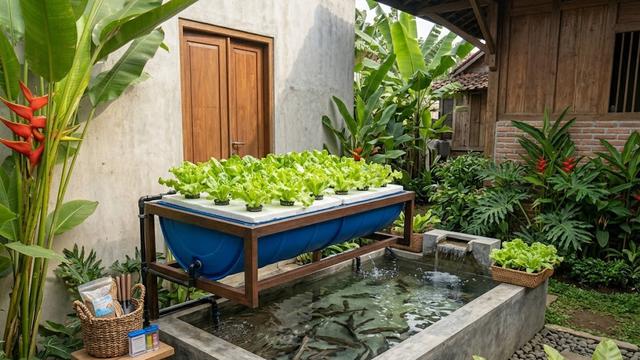 6 Ide Ternak Lele Mini dalam Tong Bekas Kombinasi Kebun Sayur yang ...