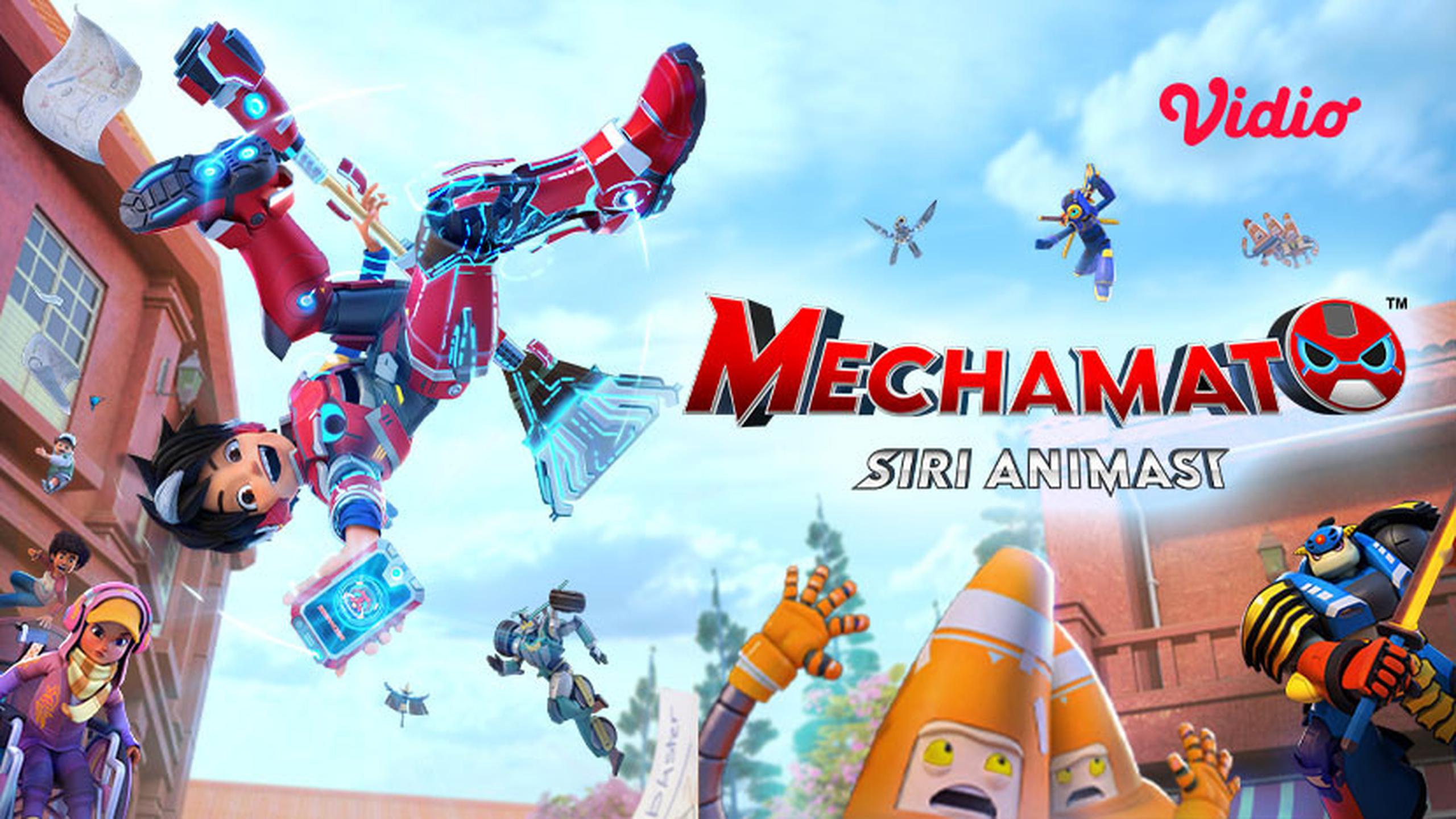 Macam-macam Karakter di Serial Animasi Mechamato yang tayang di Vidio