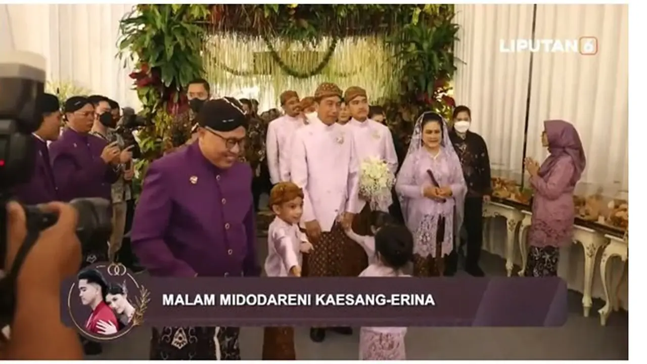 11 Momen Malam Midodareni Kaesang Pangarep dan Erina Gudono, Penuh Kehangatan - Hot Liputan6.com