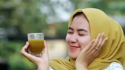Pojok Jamu Tradisional di Sudut Hotel Bintang Lima, Bikin Penasaran ...