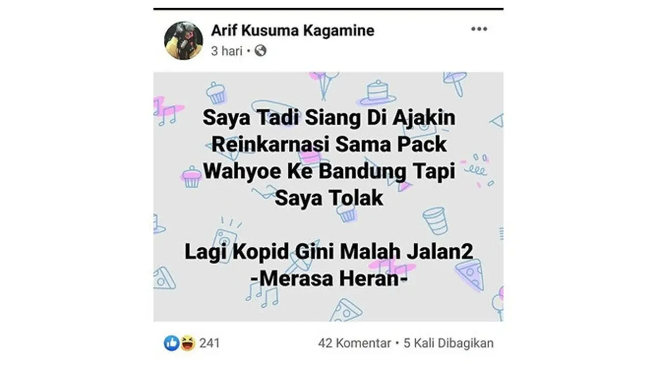 7 Jokes ala Bapak-Bapak di Facebook Ini Bikin Senyum Tipis - Hot ...