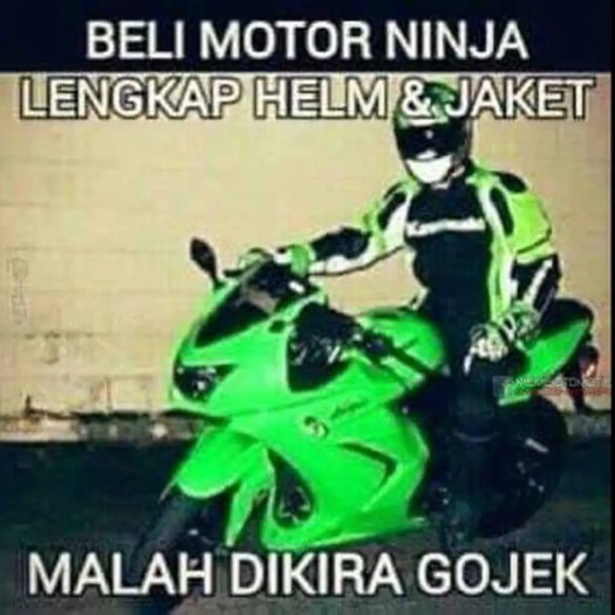 Memes Sepeda Ninja SULTAN UPIN IPIN HEREX KAWASAKI NINJA H2 POLISI G20