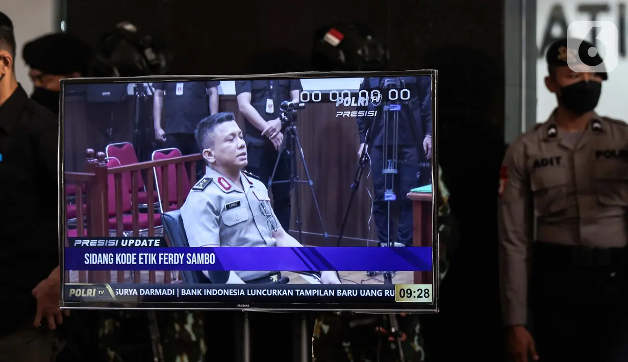 Sidang Kode Etik Ferdy Sambo Digelar Secara Tertutup - Foto Liputan6.com
