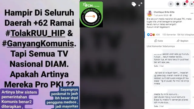 Cek Fakta: Tidak Benar Tak ada Stasiun Televisi yang Memberitakan Aksi ...
