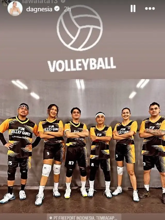 7 Potret Donna Agnesia Ikut Kompetisi Voli di Tembagapura, Jadi ...