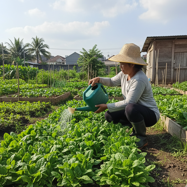 Cara Menanam Bayam Cabut agar Cepat Besar dan Siap Panen dalam 25 Hari