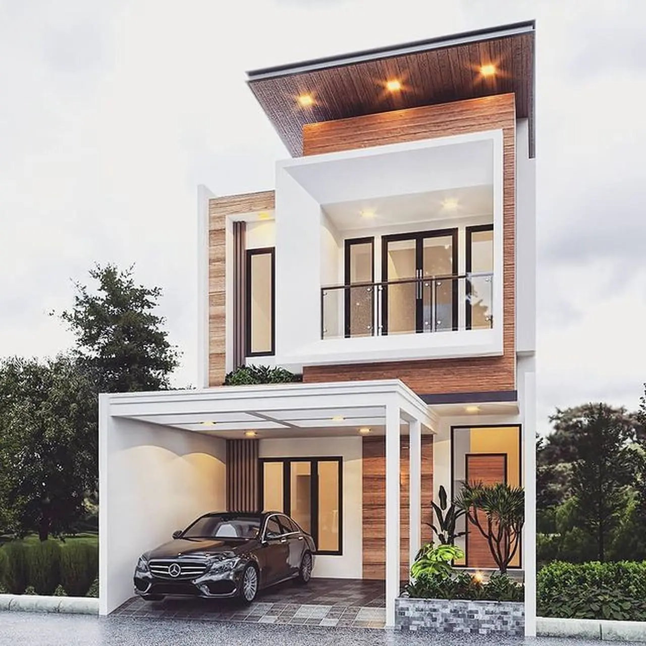 15 Desain Rumah Minimalis 2 Lantai yang Simple Tapi Estetik