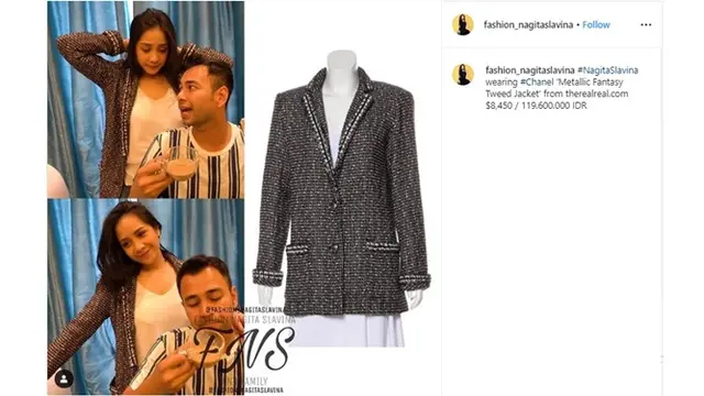 7 Harga Baju Artis Cantik Nagita Slavina, Ada yang Capai Rp 120 Juta - Hot Liputan6.com