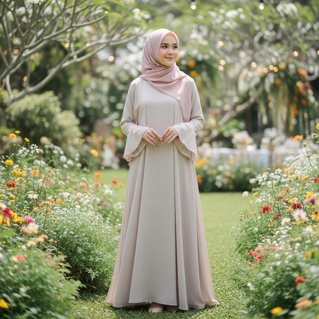 10 Model Gamis Sederhana Tapi Elegan Tren 2025, Tampil Stylish Tanpa ...