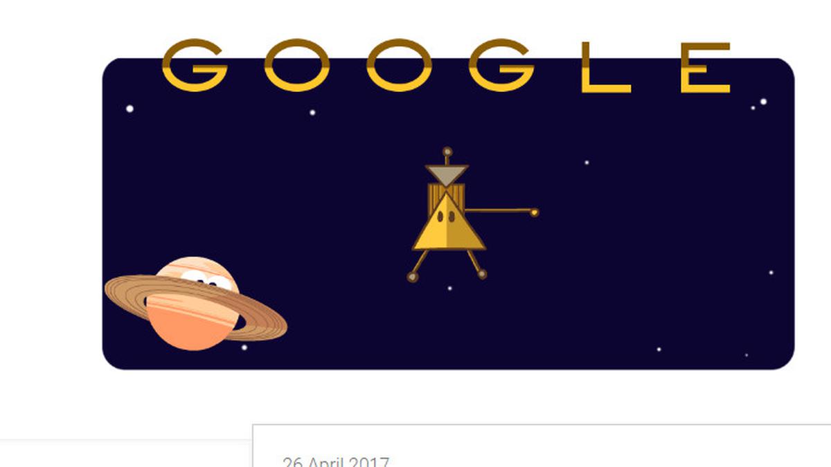 Google Doodle Pajang Pesawat Luar Angkasa Cassini dan Saturnus - Tekno ...
