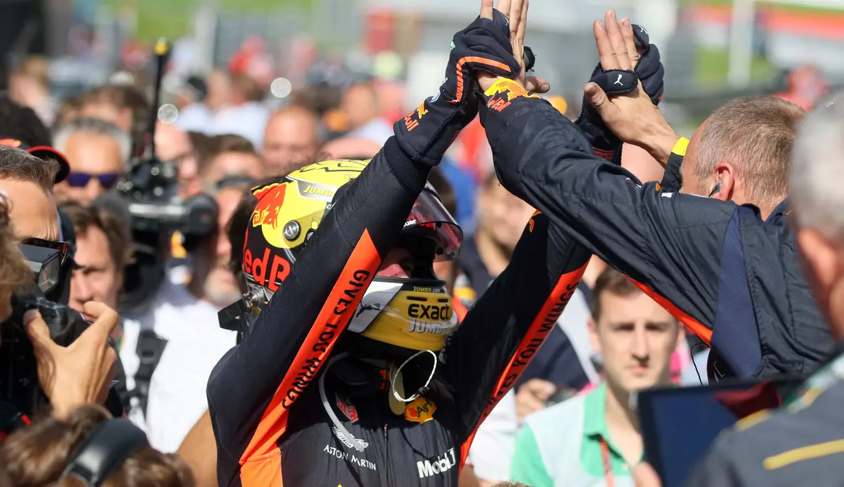 FOTO: Max Verstappen Juarai GP Austria - Foto Liputan6.com