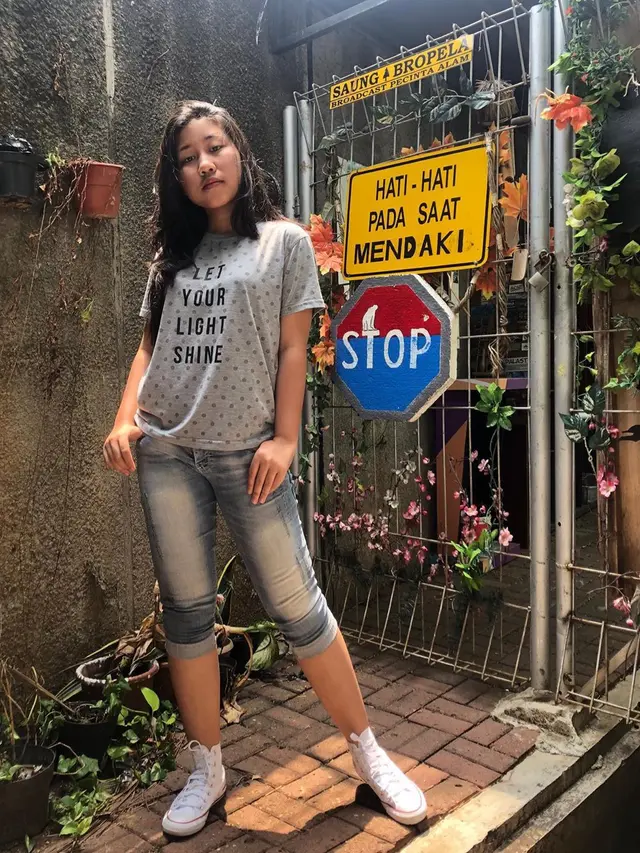 6 Gaya Santai Diyah LIDA 2020, Tetap Manis Memesona - Surabaya Liputan6.com