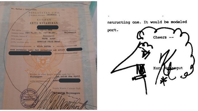 Contoh Paraf Dan Tanda Tangan