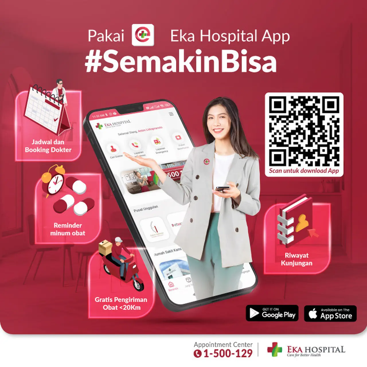 Eka Hospital Mobile App Resmi Meluncur, Pasien Bisa Booking Dokter ...