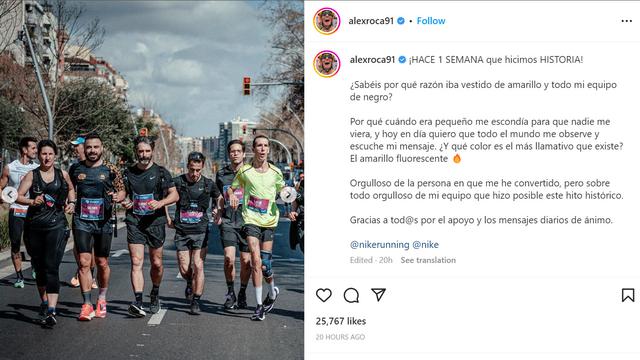 Pria dengan Cerebral Palsy Bertahan Menyelesaikan Maraton Barcelona ...