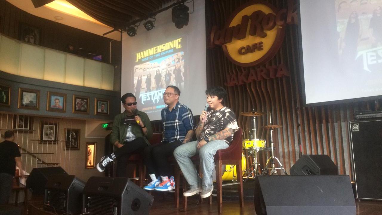 Testament Ramaikan Hammersonic 2020 Rise of The Empire di Jakarta