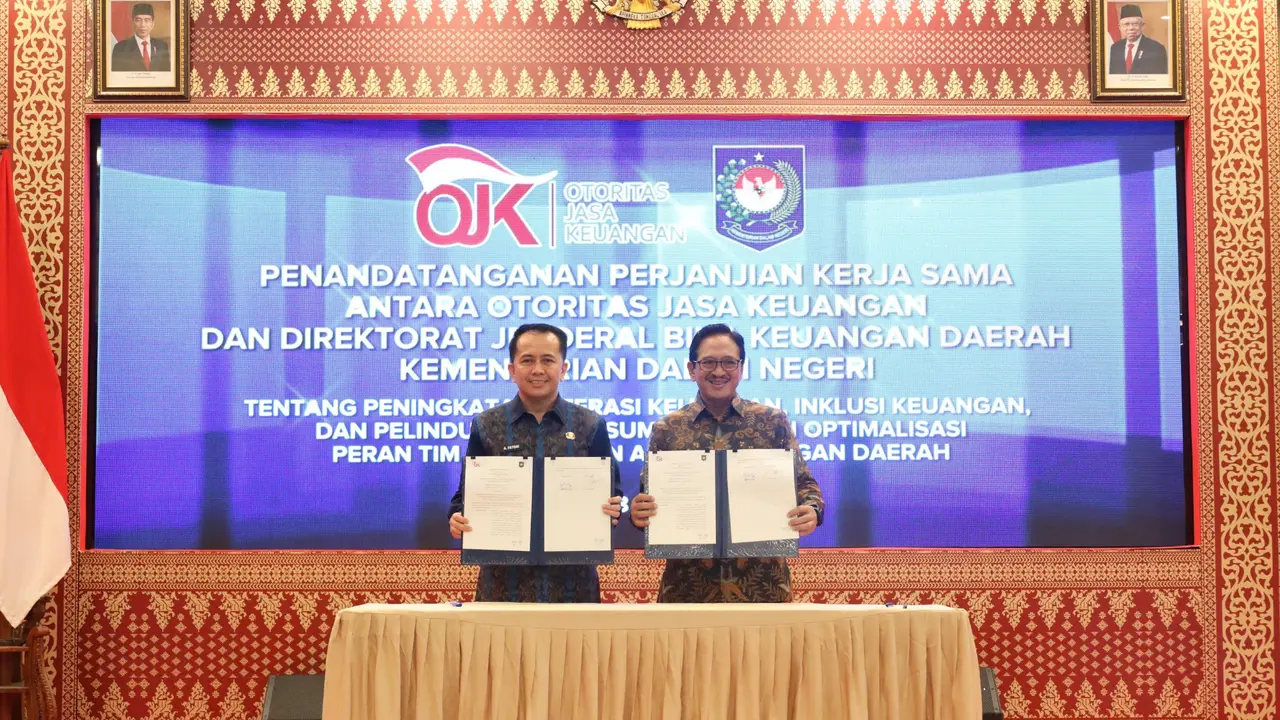 OJK dan Kemendagri Sepakat Perkuat Tim Percepatan Akses Keuangan Daerah - Bisnis Liputan6.com