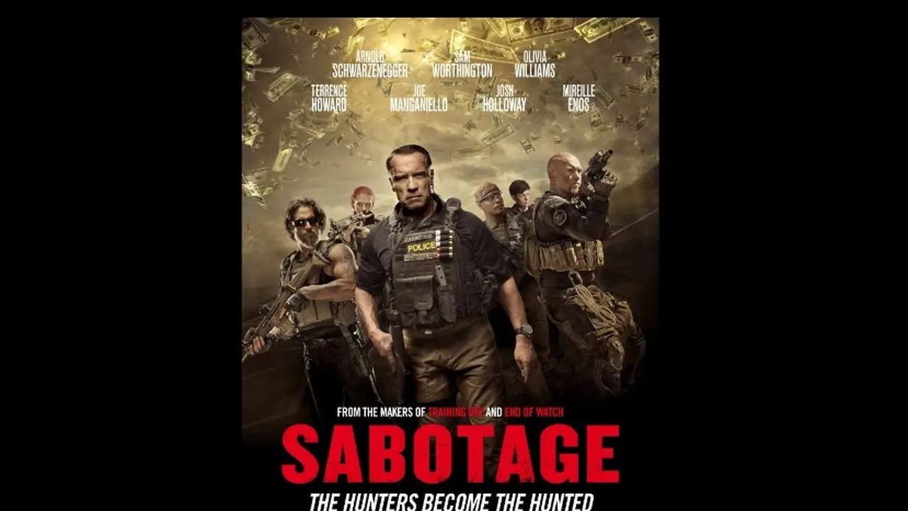 Sinopsis 'Sabotage', Film Aksi Arnold Schwarzenegger dan Sam ...