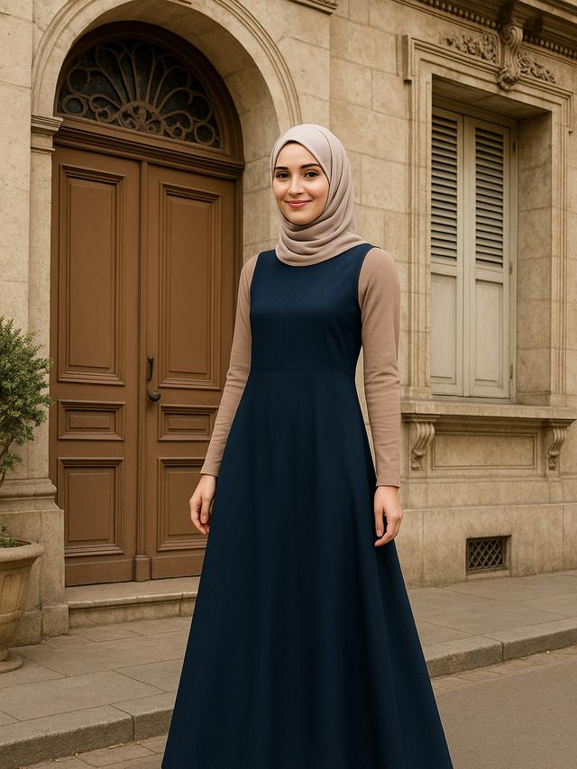 7 Model Gamis tanpa Lengan, Tampil Elegan dan Stylish di 2025