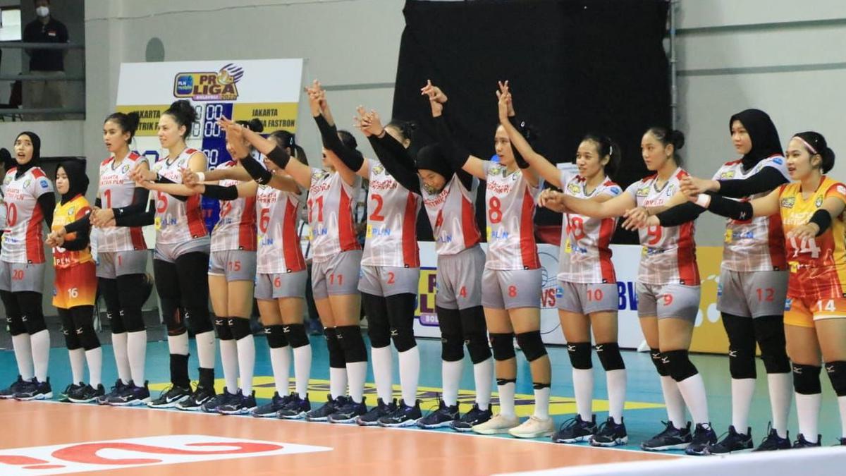 Perlawanan Kuat Para Pemain Jakarta Elektrik PLN Mobile Proliga 2022 ...