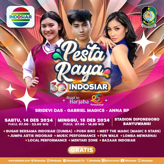 Pesta Rakyat INDOSIAR Persembahan Luar Biasa INDOSIAR di Hari Jadi ke ...