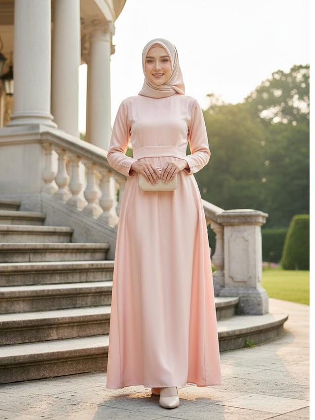7 Model Gamis Terbaru Bahan Silk, Tampilan Mewah dan Nyaman untuk ...