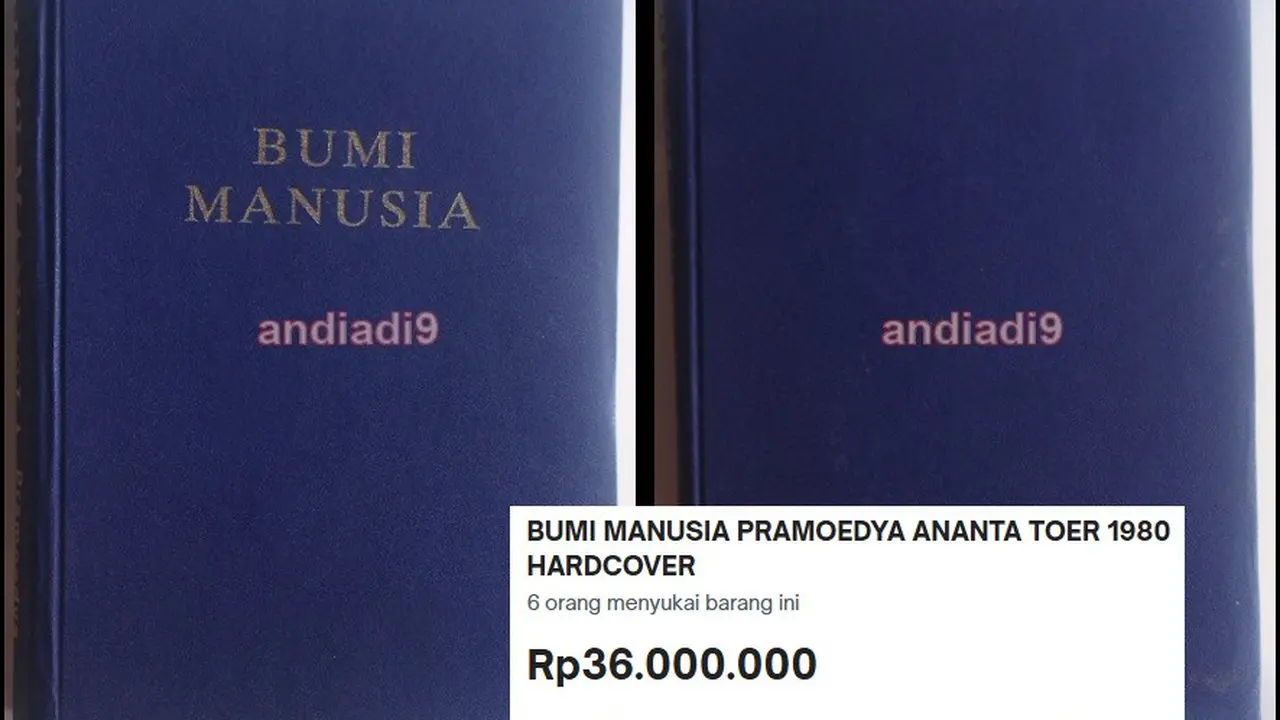 100 Tahun Pramoedya Ananta Toer, Ini 5 Buku dengan Harga Fantastis yang ...