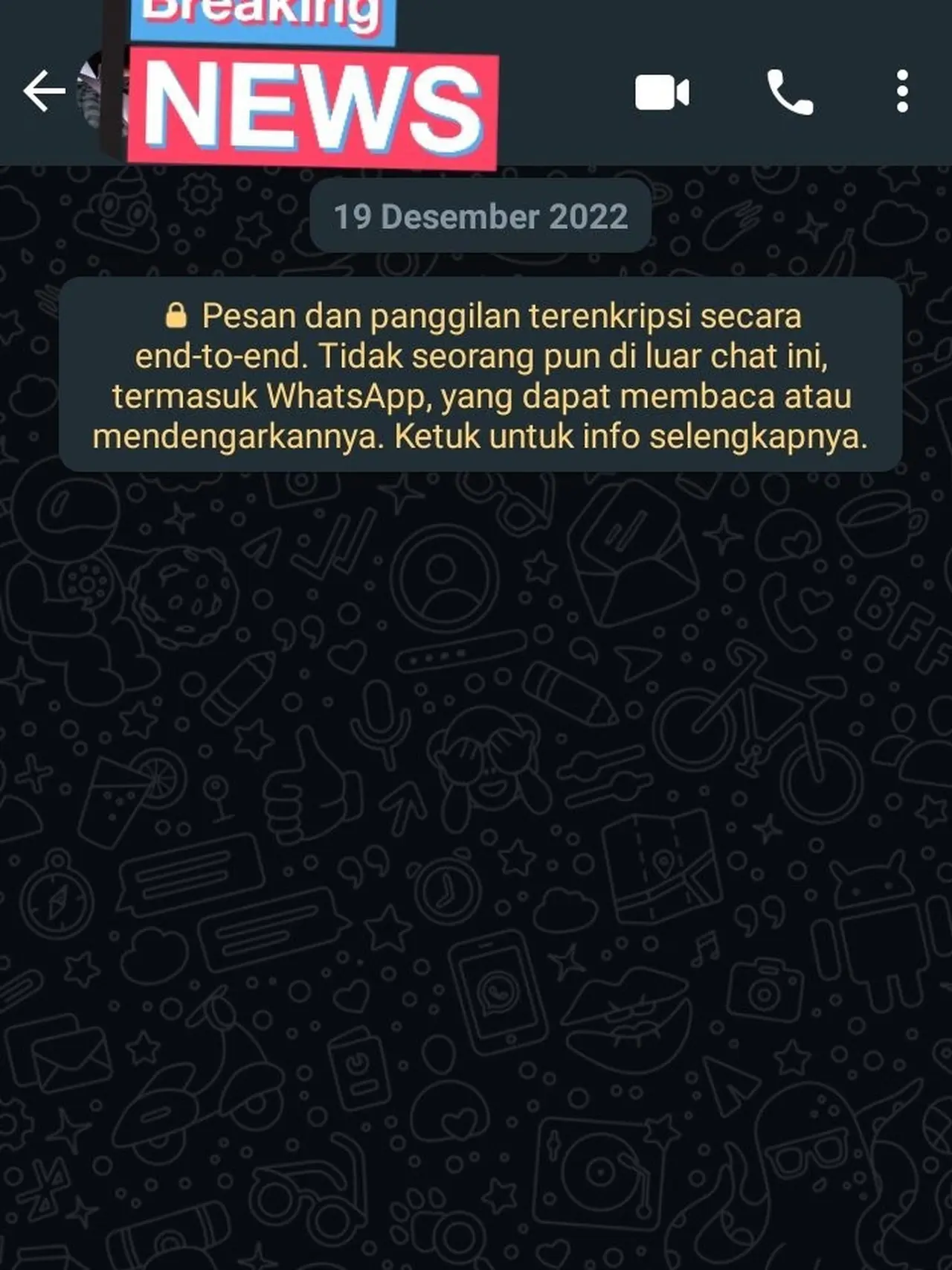 6 Potret Room Chat dengan Gebetan Ini Bikin Senyum Tipis, Kosong ...