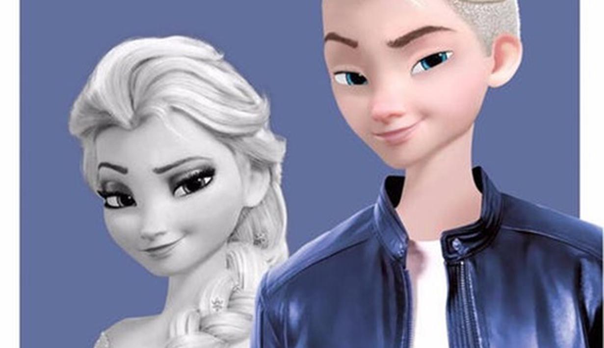 Bikin Syok: Begini Jadinya Jika Puteri Disney Jadi Cowok - Photo Fimela.com