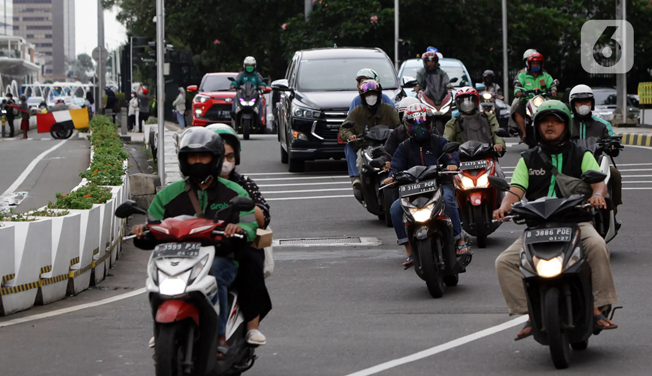 Peningkatan Pengguna Kendaraan Roda Dua - Foto Liputan6.com