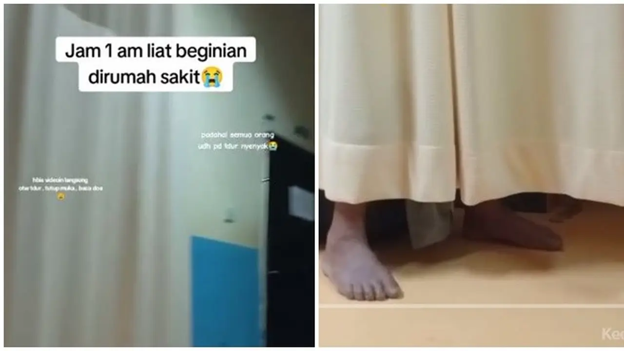Viral Penampakan Kaki Pucat di Kamar Rumah Sakit Ini Bikin Merinding - Hot Liputan6.com